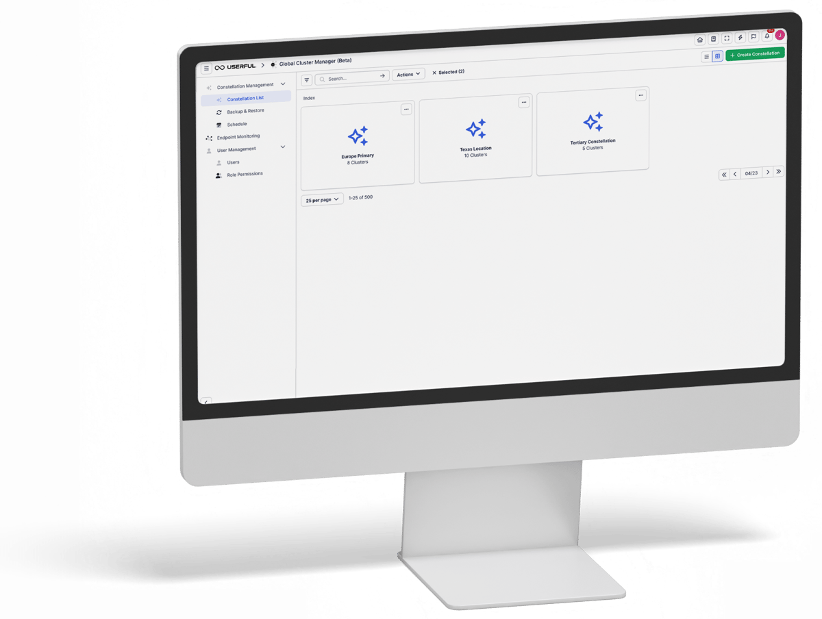 Userful Global Cluster Manager (GCM)