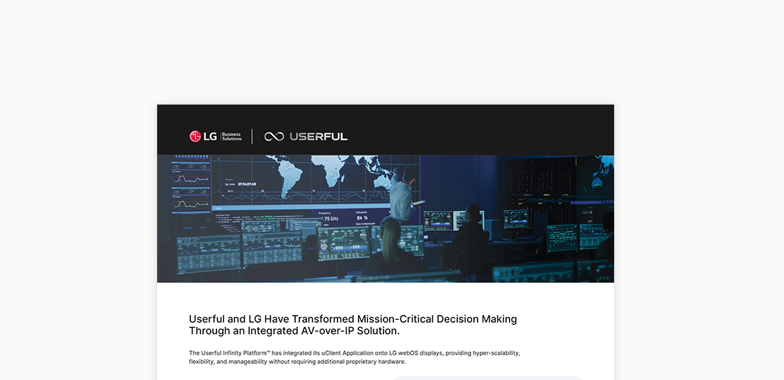 Run Userful's uClient App on LG webOS Displays