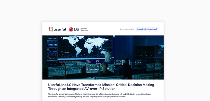 Run Userful's uClient App on LG webOS Displays
